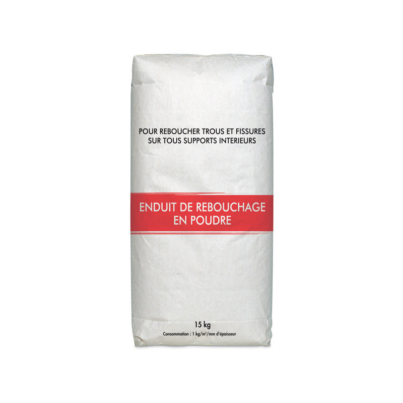 ENDUIT DE REBOUCHAGE EN POUDRE 15KG AXTON